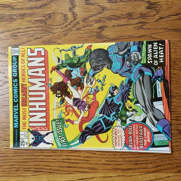 Marvel | Other | Vintage 7s The Inhumans Vol No 1 Marvel Comics Group ...